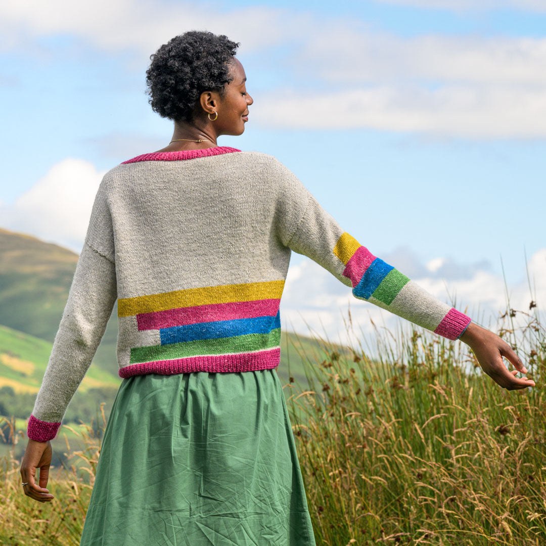 Colorpath Cardy Kit knit in &Make DK – Purlescence