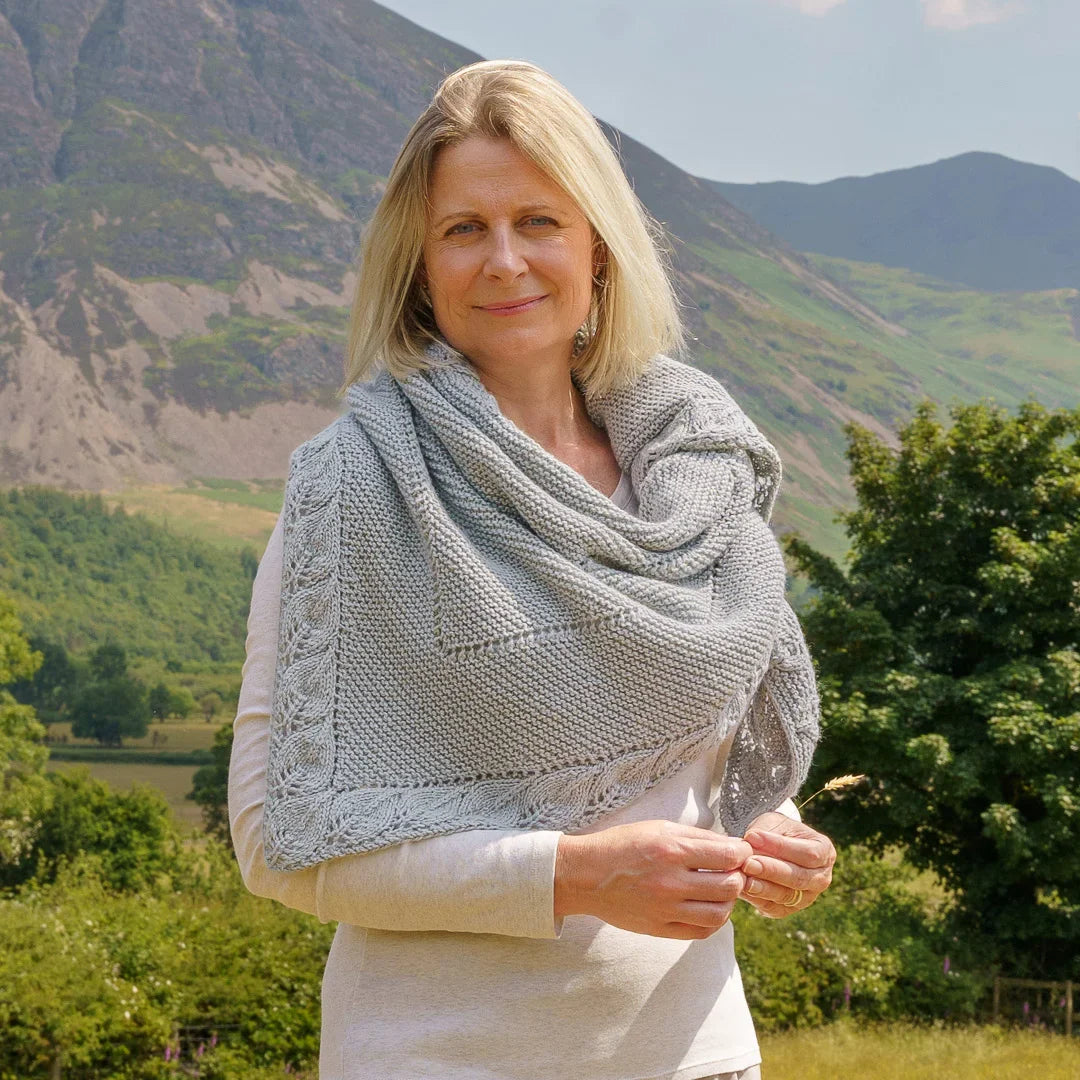 Gentle Breeze Shawl Kit – Purlescence
