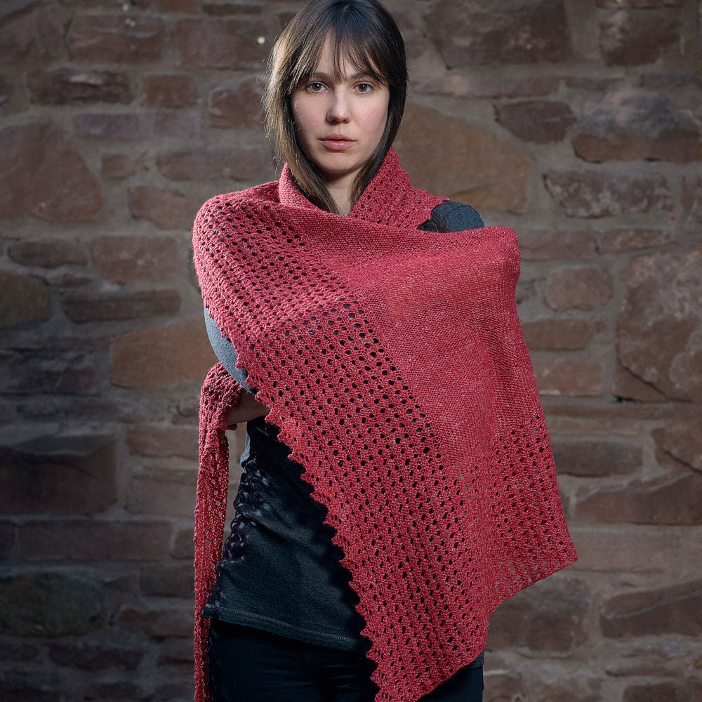 Elongated Triangular Lace Shawl Kit – Purlescence